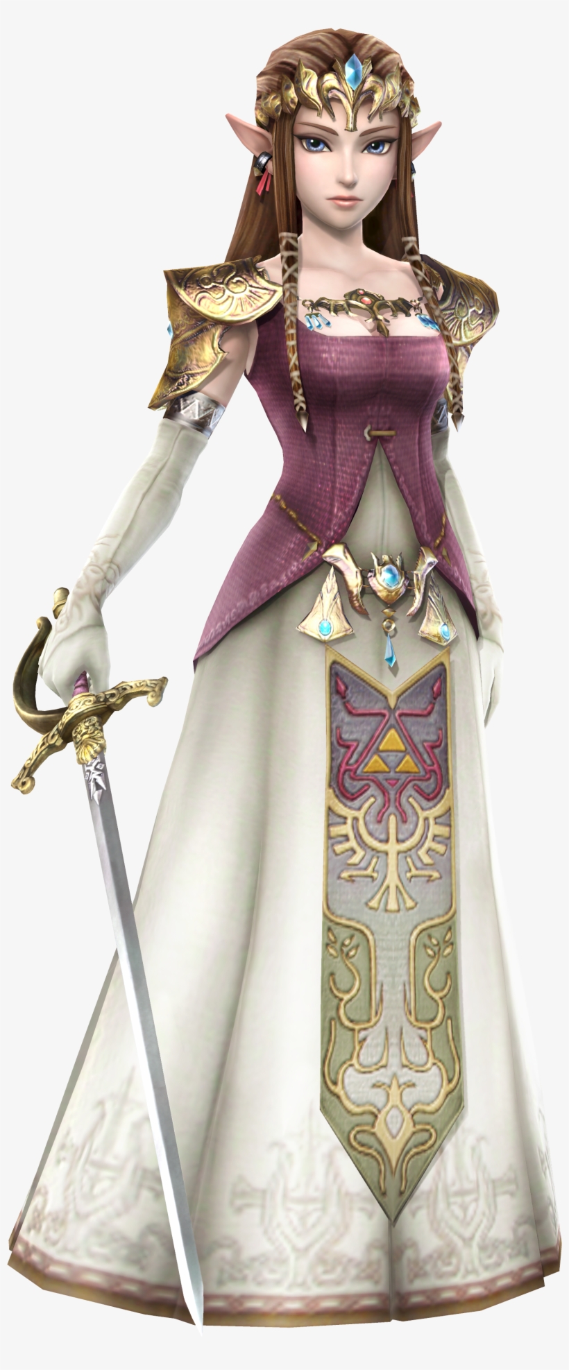 Zelda Png - Hyrule Warriors Zelda Png Transparent PNG - 1509x3564 ...