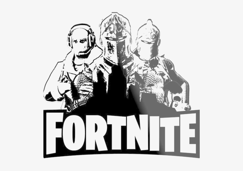 Download Fortnite Logo Png Vectors - Fortnite Black And White - HD ...