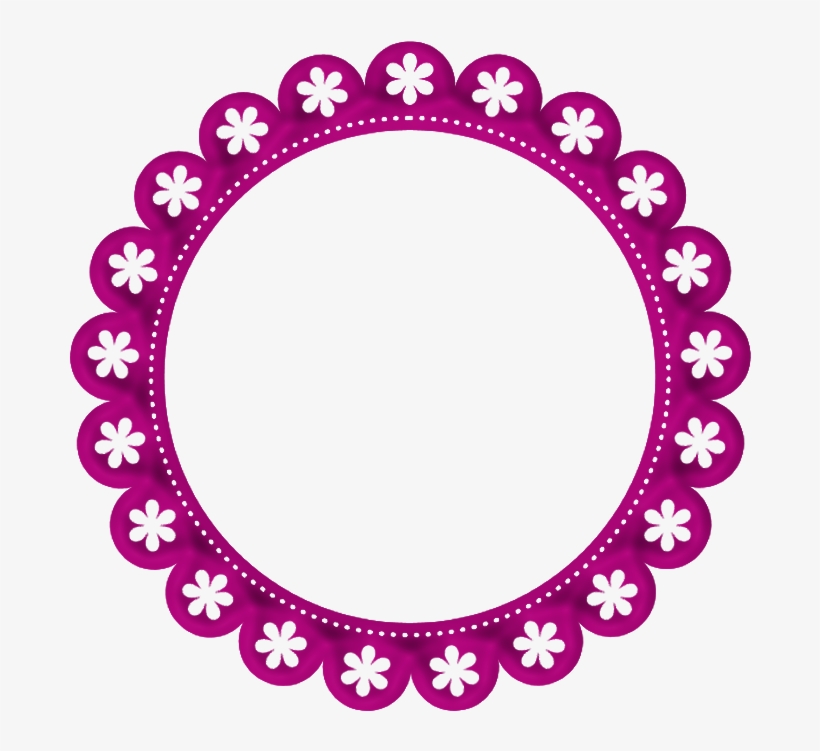 Purple Round - Png Round Frame Purple Transparent PNG - 800x800 - Free ...