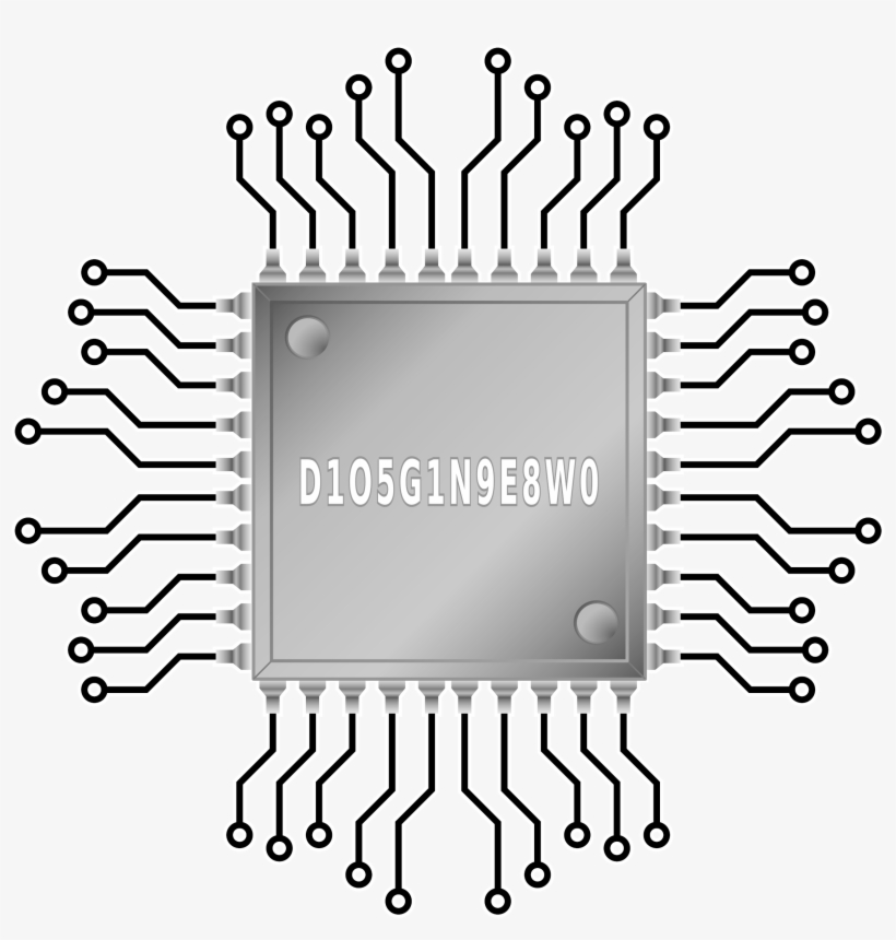 Big Image - Microchip Png Transparent PNG - 2400x2400 - Free Download ...