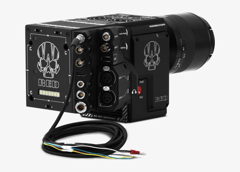 Download Red 4 Pin 0b Lemo To Flying Lead Aux Power Cable - Red Camera ...