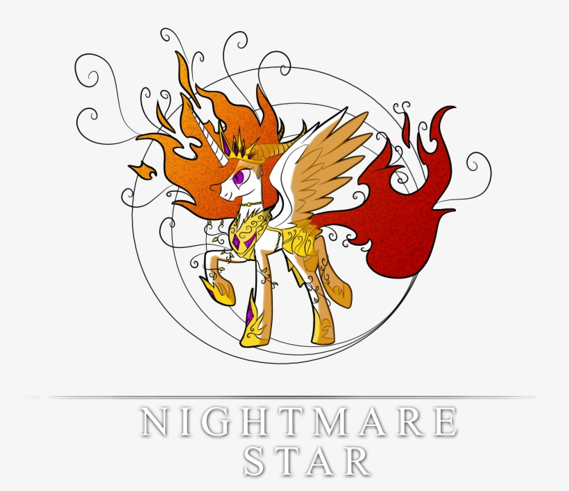 Queen Nightmare Star - Comics Transparent PNG - 3996x3478 - Free ...