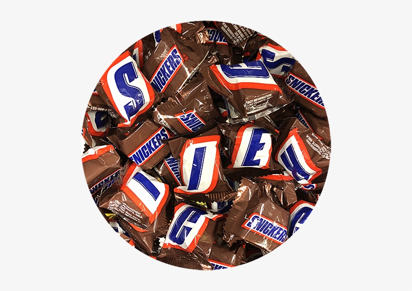 Snickers Mini Candy Bars - Snickers Mini Transparent PNG - 500x500 ...