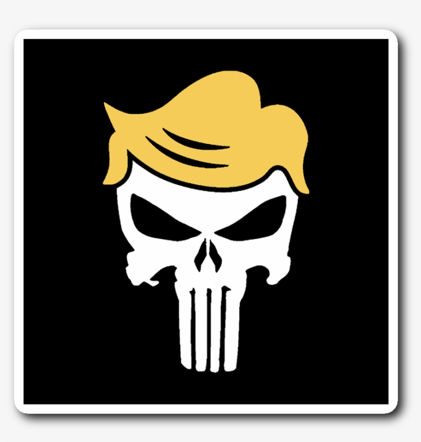 Download Trump Punisher Sticker - Trump Punisher - HD Transparent PNG ...