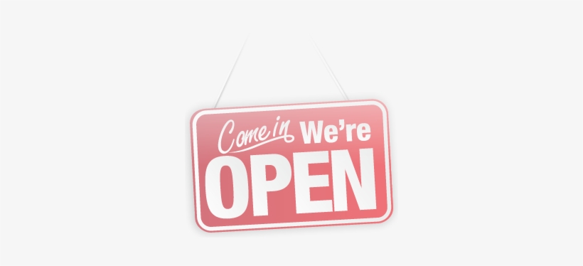 Open Sign - Open Sign Pink Png Transparent PNG - 340x400 - Free ...