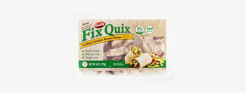 6 Oz 6 Oz - Buddig Fix Quix Grilled Chicken Breast Strips 6 Oz ...