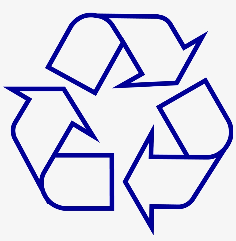 Blue Recycle Logo