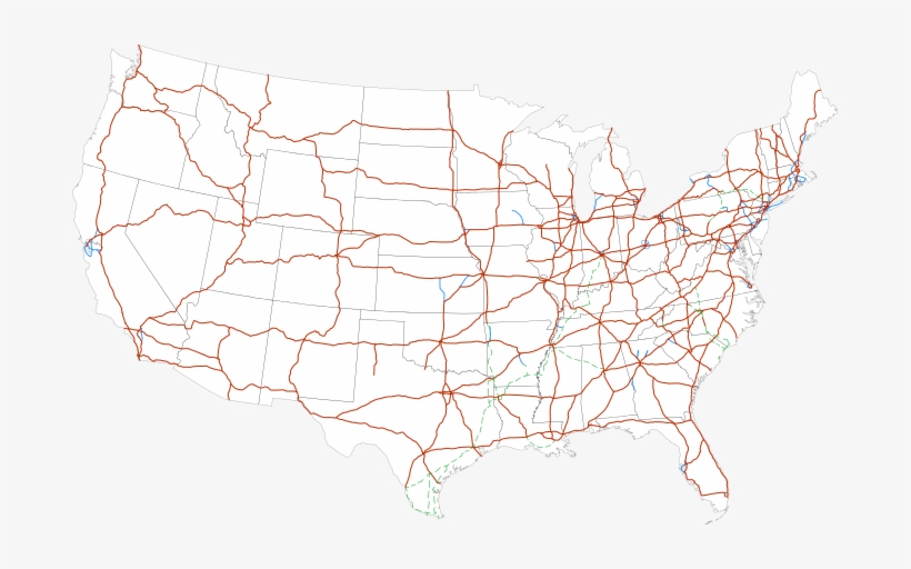 Download Interstate Highway System Main - Map Of Us Interstate Highway ...