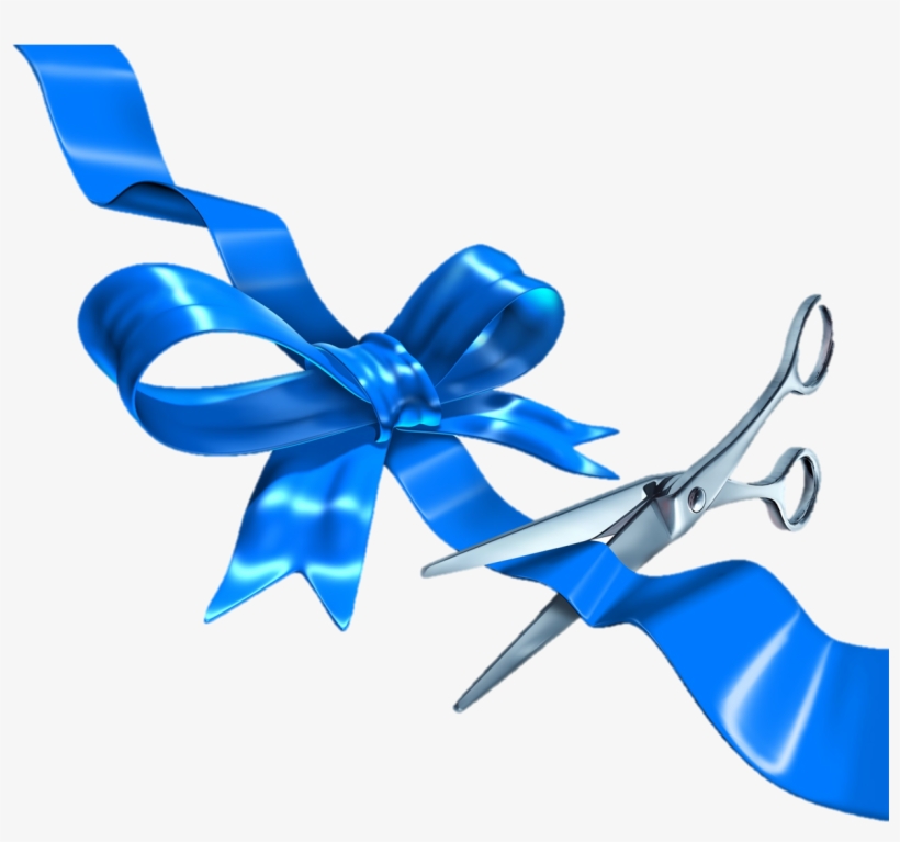 Download Blue Ribbon Cutting - HD Transparent PNG - NicePNG.com