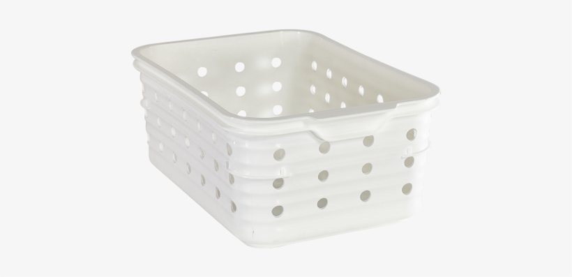 Small White Dot Bin - Storage Basket Transparent PNG - 492x492 - Free ...