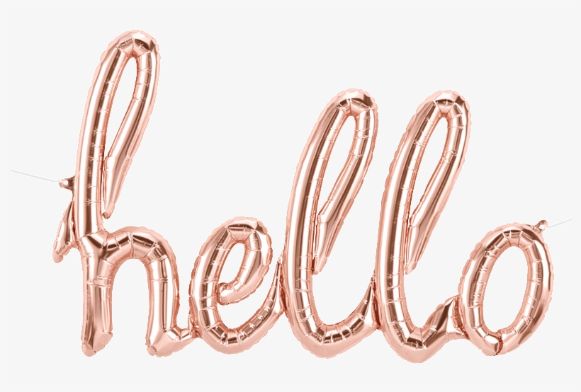 Hello Script Balloon Banner Transparent PNG - 793x793 - Free Download ...