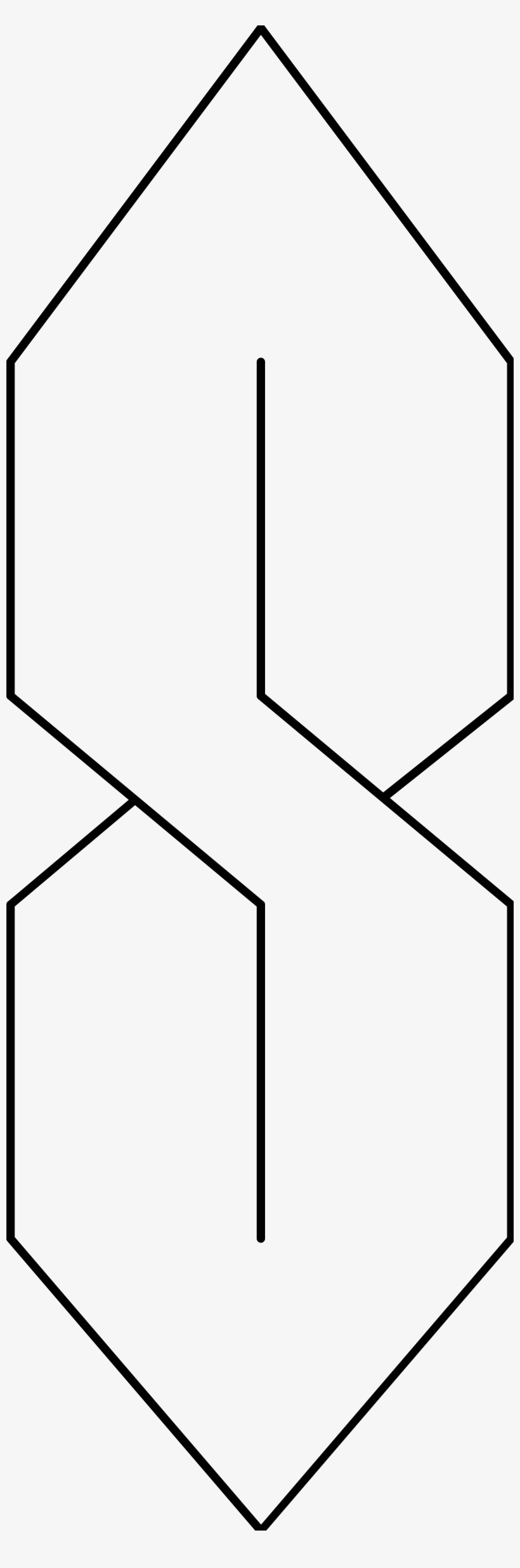 A Drawing Of The "cool S" - Line Art Transparent PNG - 2000x5930 - Free ...