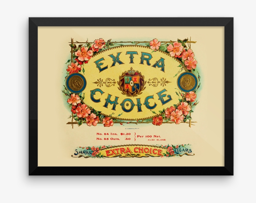 Extra Choice Vintage Ad - Extra Choice Special Rectangle Sticker ...