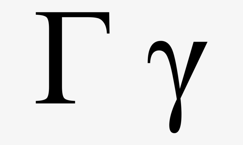Download Greek Gamma - Gamma Greek Letter Png - HD Transparent PNG ...