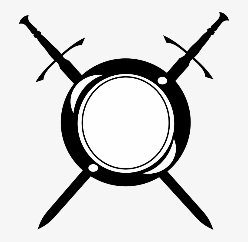 Sword Clipart War - Simbolo De Guerra Png Transparent PNG - 694x720 ...