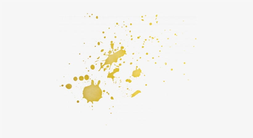 Download Gold Splatter Png - Gold Paint Splatter Transparent - HD ...