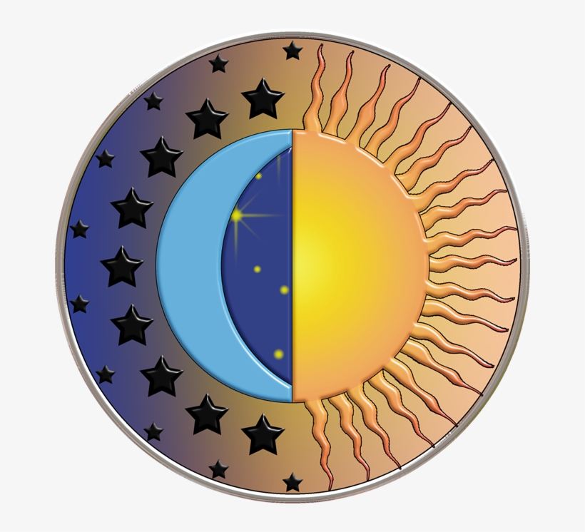 Sun And Moon - Plate Transparent PNG - 666x666 - Free Download on NicePNG