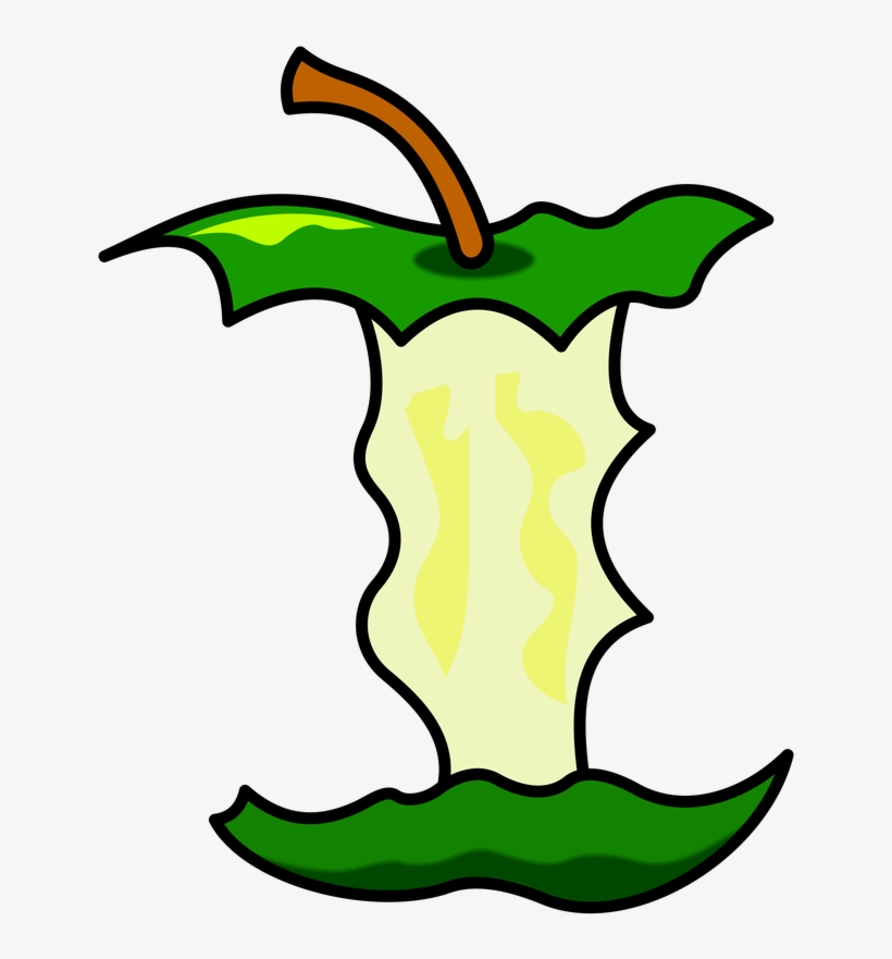 Apple Core - Openclipart Transparent PNG - 800x800 - Free Download on ...
