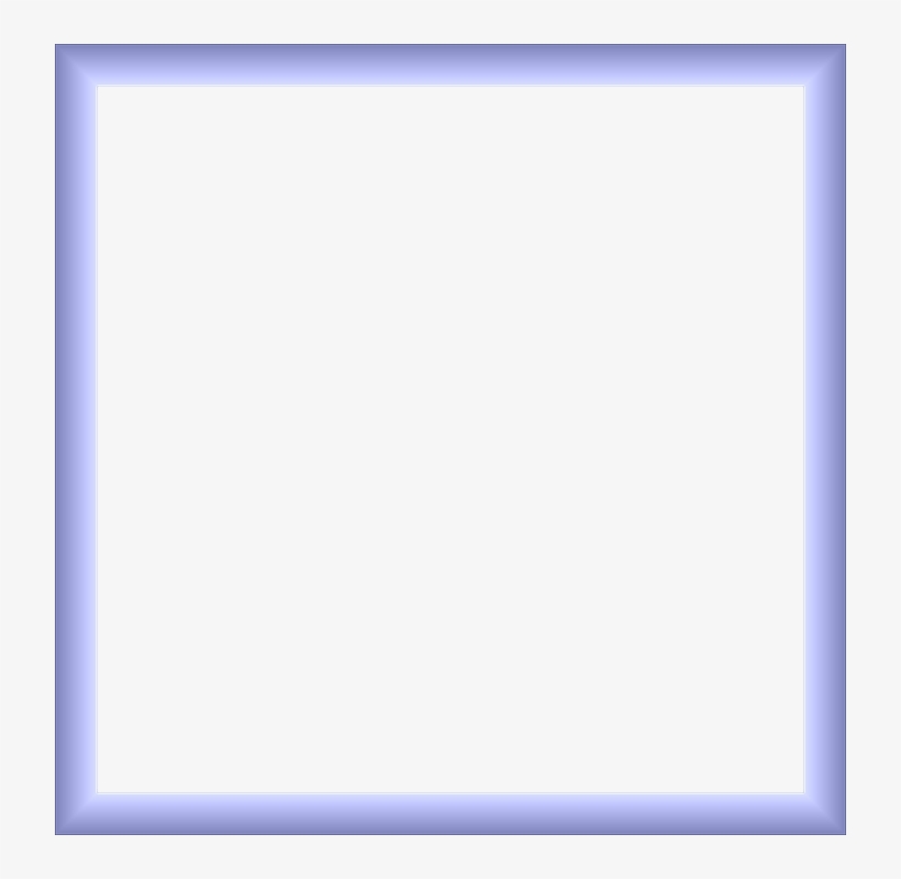 Blue Border Frame Png Transparent - Blue Rectangle Border Png ...