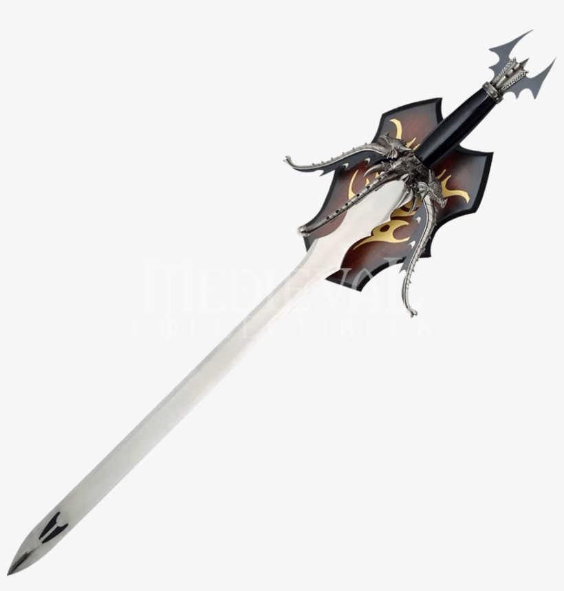 Download Svg Black And White Download Quadruple Headed Sword - Dragon ...