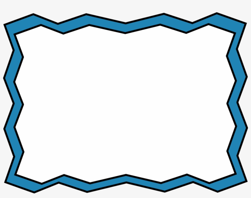 Zig Zag Frame Zig Zag Border Design Free Transparent PNG, 50% OFF