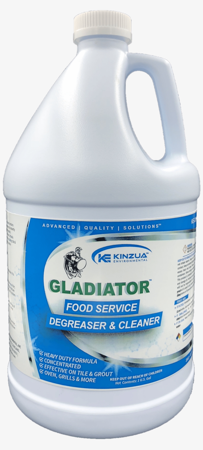 Gladiator Food Service Degreaser - Plastic Bottle Transparent PNG ...
