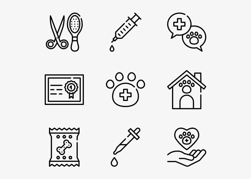 Veterinary - Hand Drawn Icons Png Transparent PNG - 600x564 - Free ...