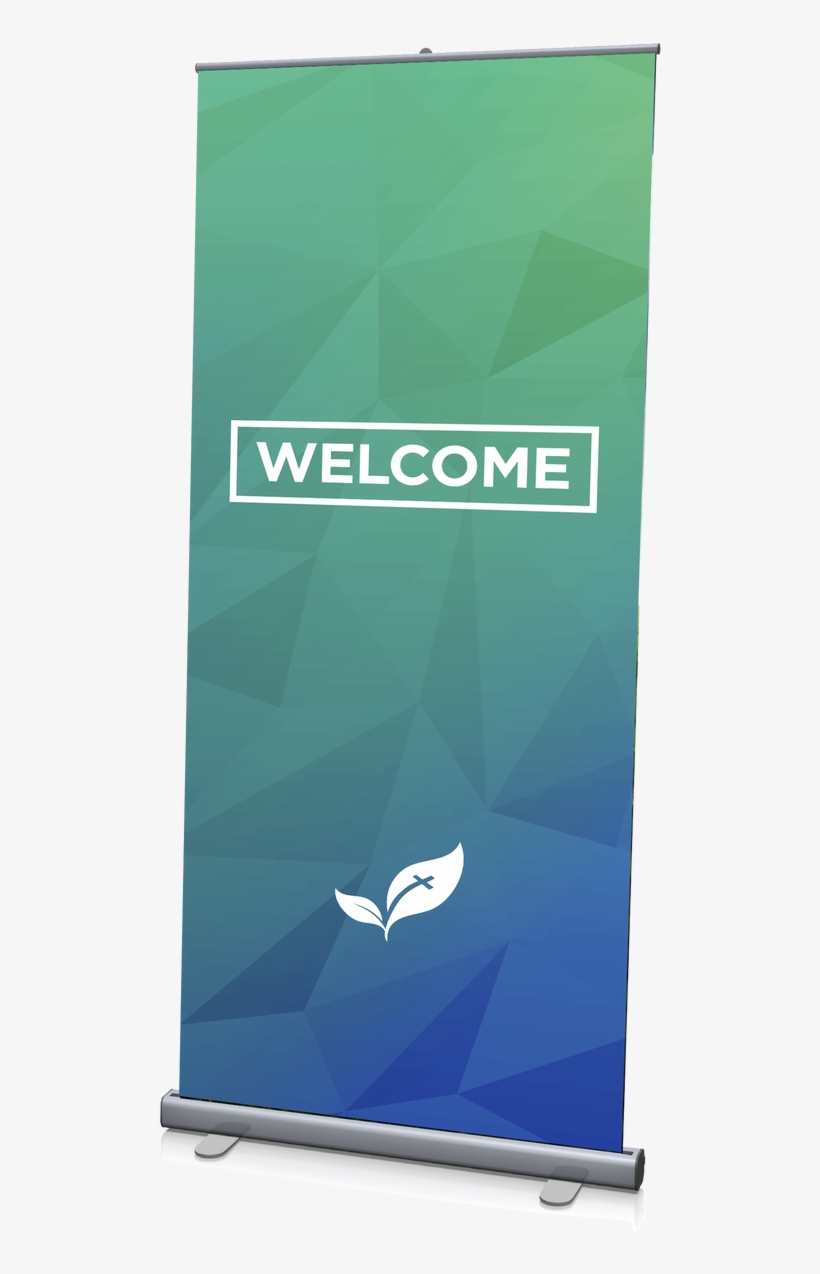 Welcome Banner Green 3'x6 - Web Banner Transparent PNG - 907x1280 ...
