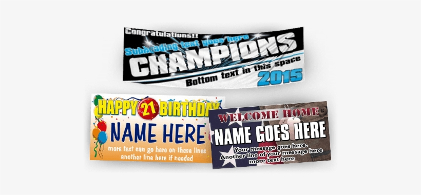 Specialty Banners - Custom Banners Png Transparent PNG - 500x300 - Free ...