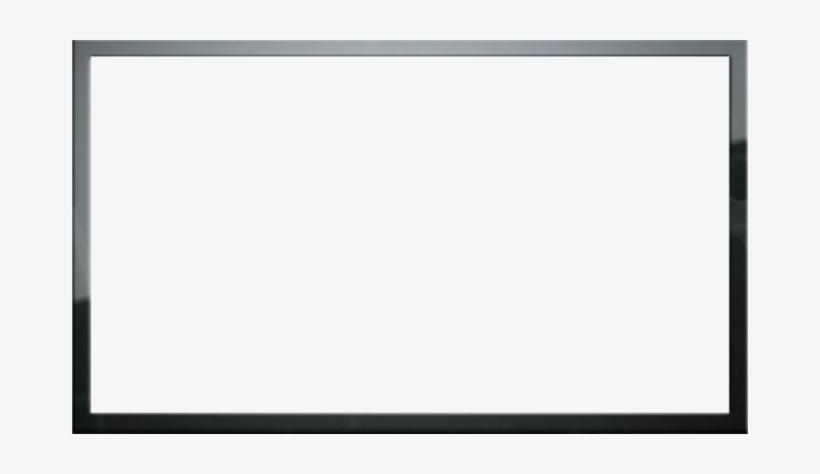 Download Youtube Video Border Png Black And White Download - White With ...