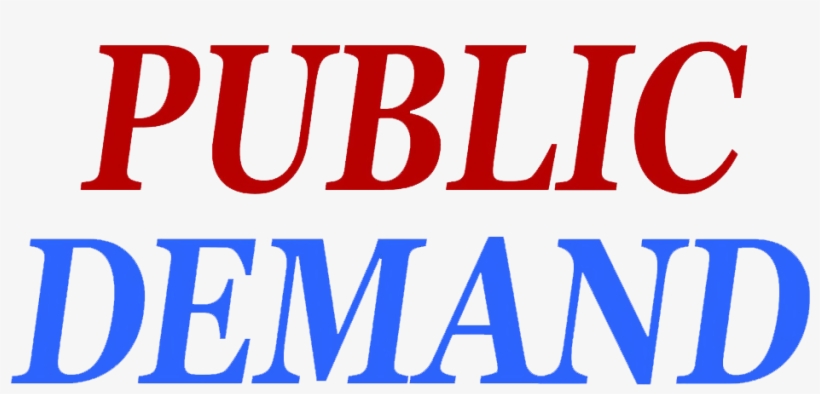 Public Demand Transparent PNG - 1000x545 - Free Download on NicePNG