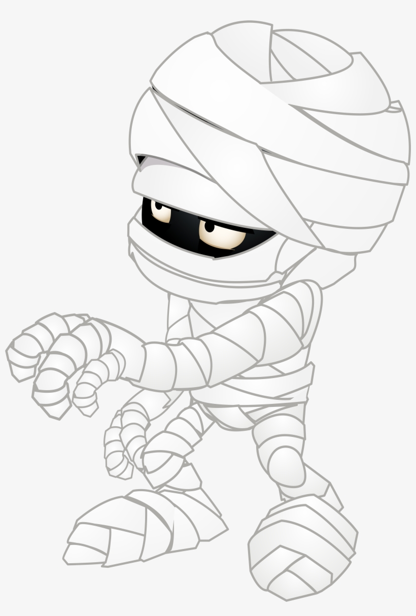 Clipart Mummy Black And White Transparent PNG - 5583x8000 - Free ...
