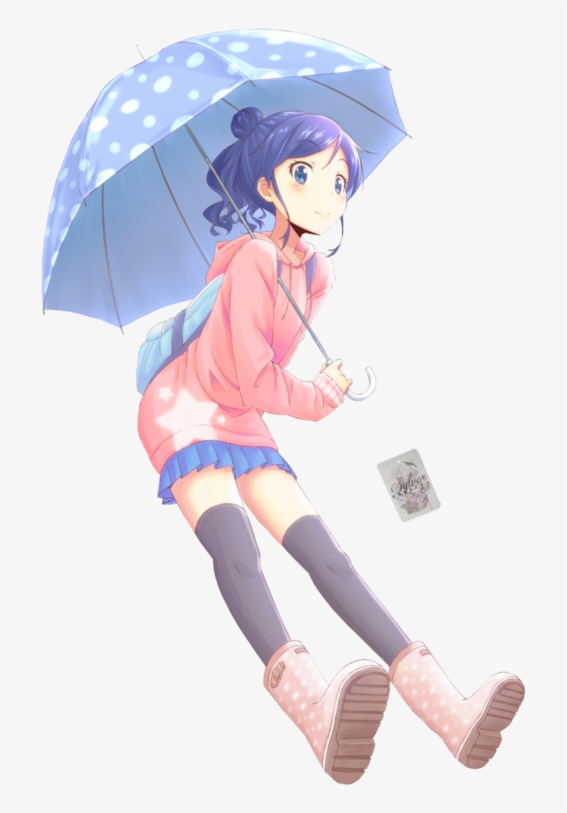 Animated Little Girl Smiling