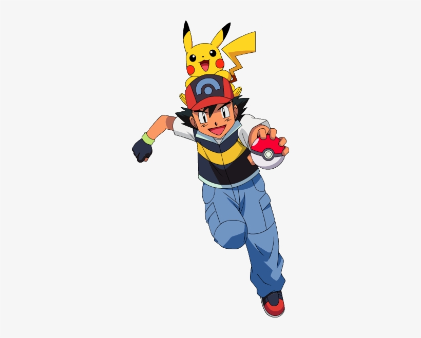 Ash And Pikachu - Pokemon Diamond And Pearl Ash Transparent PNG ...