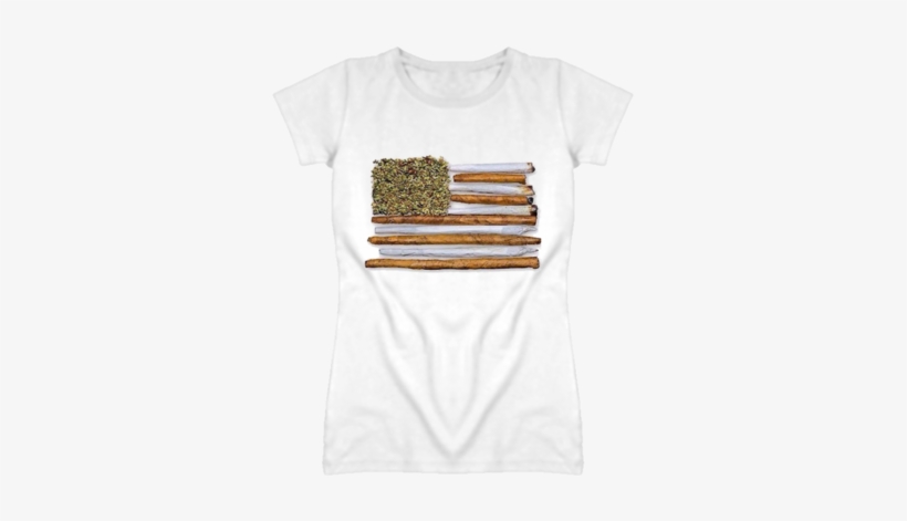 American Flag Blunts Graphic T Shirt - Blunt Transparent PNG - 454x412 ...
