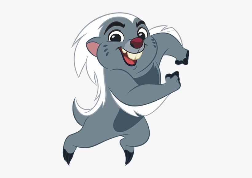 Bunga The Honey Badger - Guarda Do Leão Personagens Transparent PNG ...