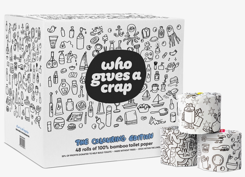 Colouring Edition Toilet Paper - Who Gives A Crap :: Toilet Paper ...