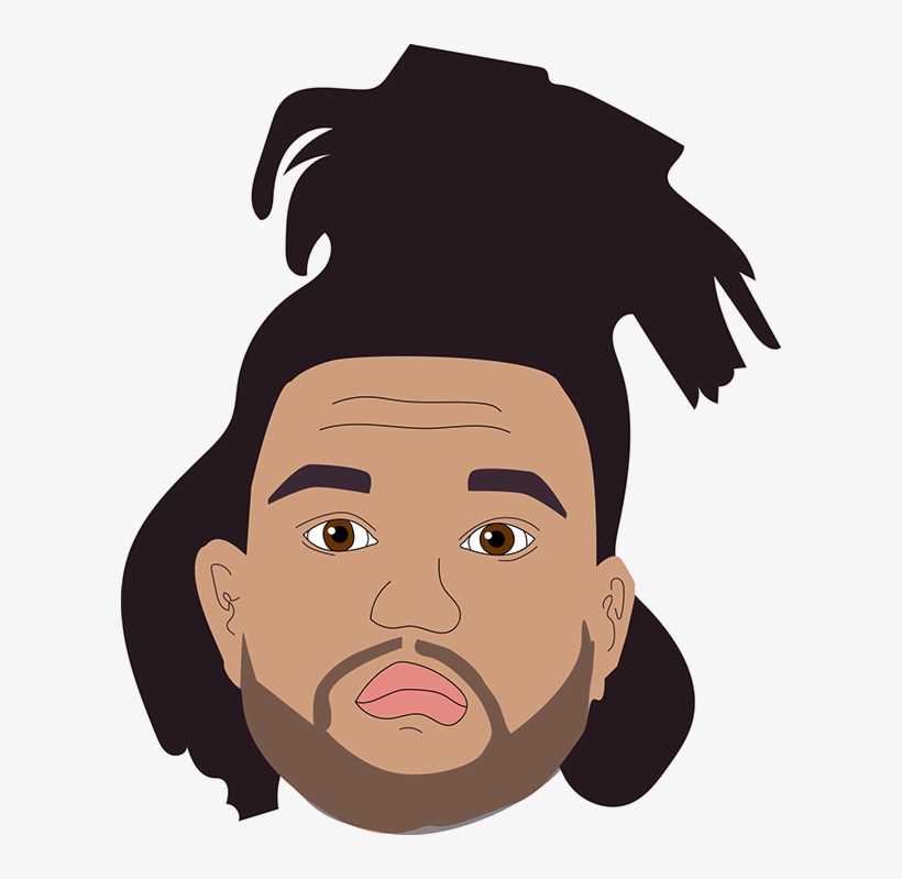 The Weeknd Cartoon Sticker - Weeknd Clip Art Transparent PNG - 600x719 ...