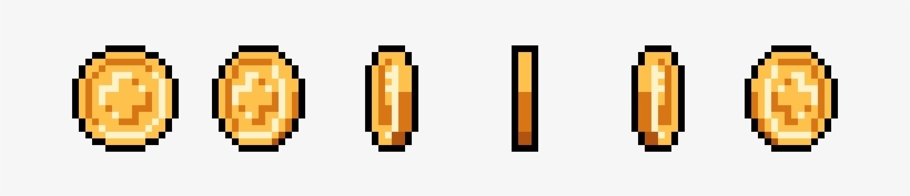 24-color - Coin Sprite Sheet Png Transparent PNG - 700x200 - Free ...