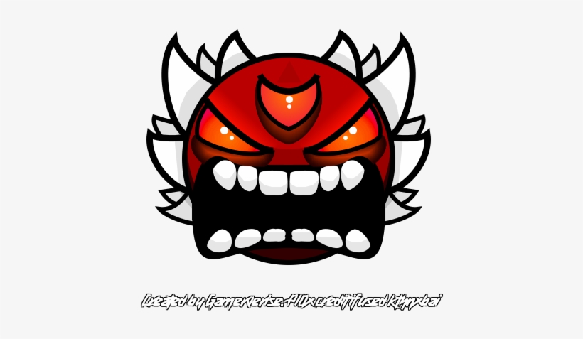 Download Artworkhey Guys I Created A "legendary Demon" Face - Geometry ...