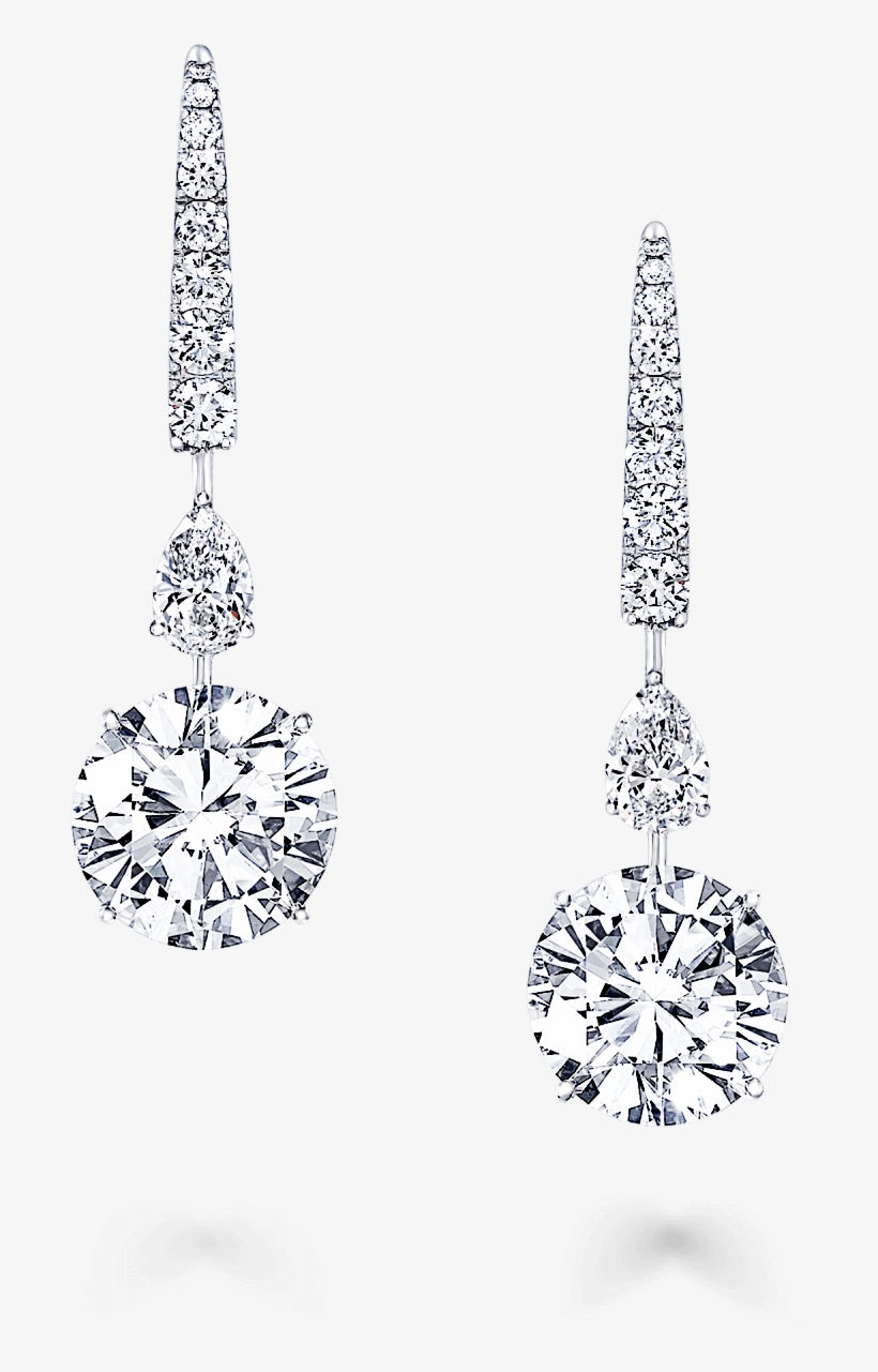 A Pair Of Classic Graff Earrings Featuring Round Diamonds - Earring ...