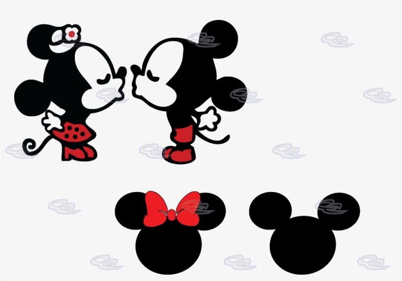 Download Mickey E Minnie Kiss - HD Transparent PNG - NicePNG.com
