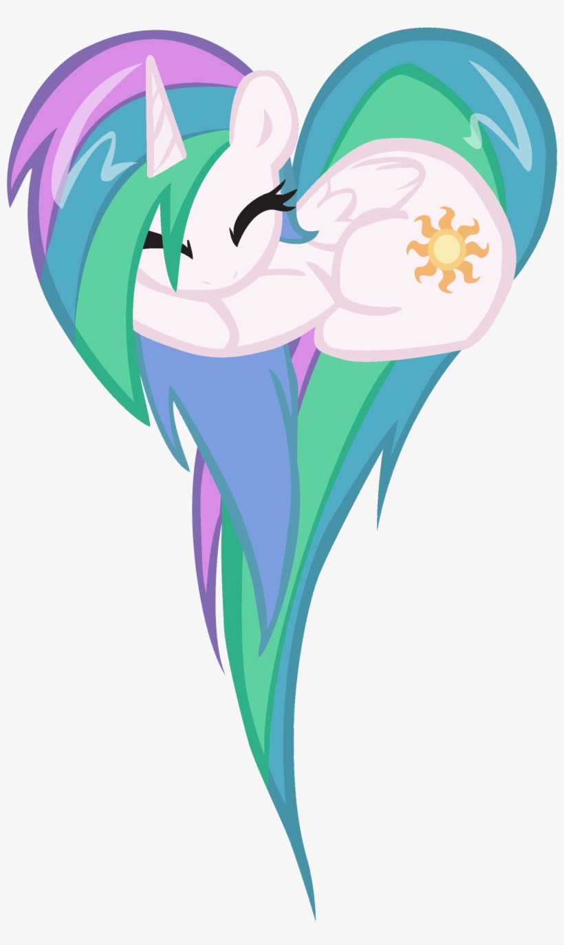 Fanmade Celestia Heart Pony - Mlp Heart Transparent PNG - 1861x3026 ...