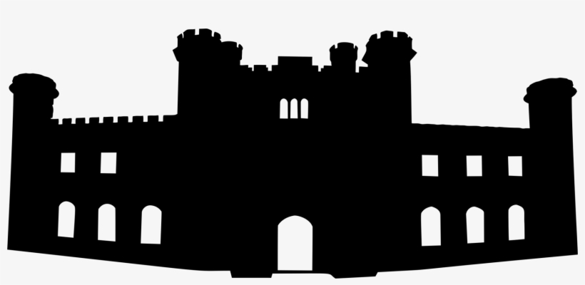 Lowther Castle Silhouette Logo Black - Lowther Castle Transparent PNG ...