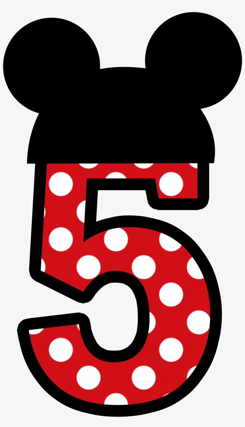 Números Para Montagens Digitais Tema Minnie E Mickey - Mickey Mouse ...