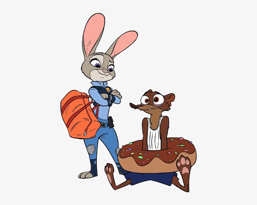 Judy Hopps Zootopia Clipart - Disney Zootopia Duke Weaselton ...