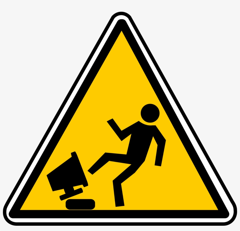 Computer, User, Angry, Danger, Triangle, Desktop - Angry Pc User Red ...