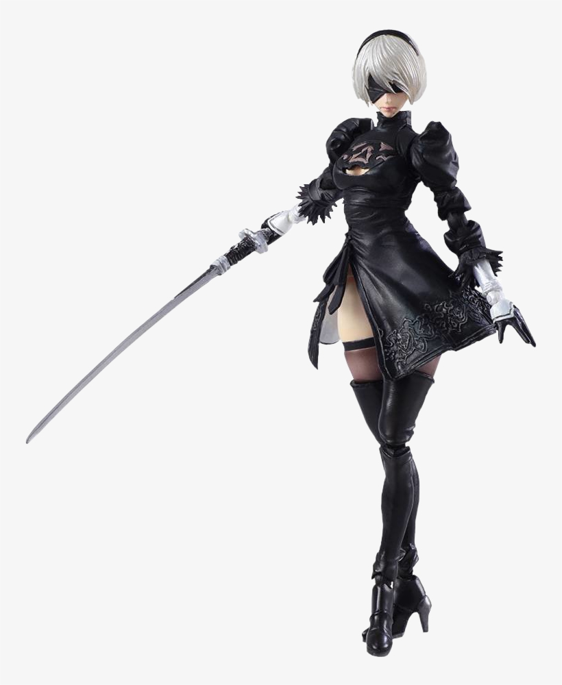 2b & Machine Lifeform 6” Bring Arts Action Figure - 2b In Soul Calibur ...