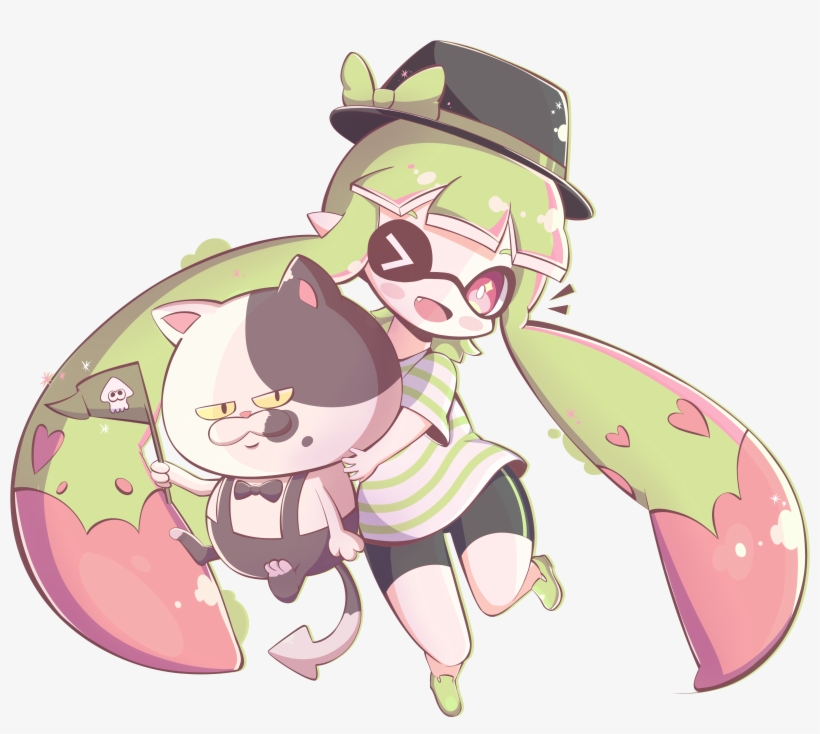 Preview Art - Cute Inkling Girl Art Transparent PNG - 350x350 - Free ...