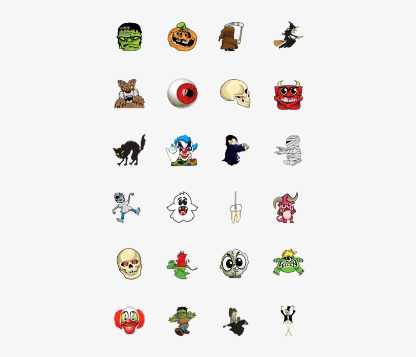 Download Animated Spooky Halloween Stickers - Little Tattoo Design - HD ...